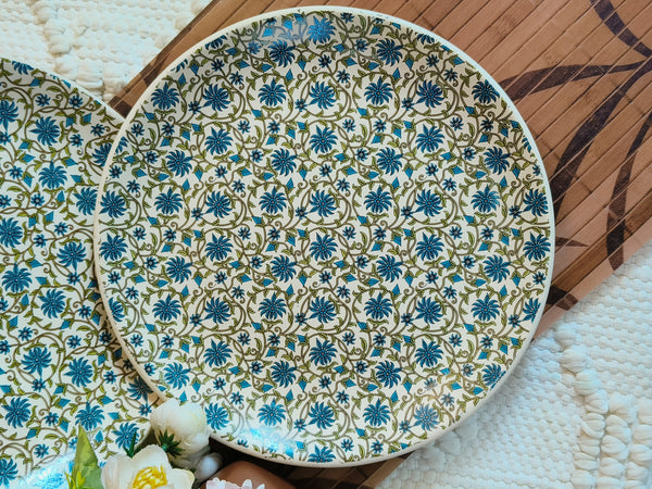 New Design dinner plate Floral casa set of 2 – Niyara